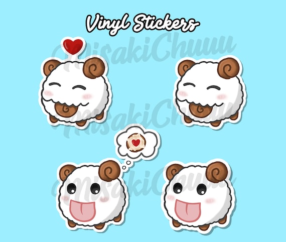 Poro Vinyl Stickers for Laptops Water Bottles Phones - Etsy