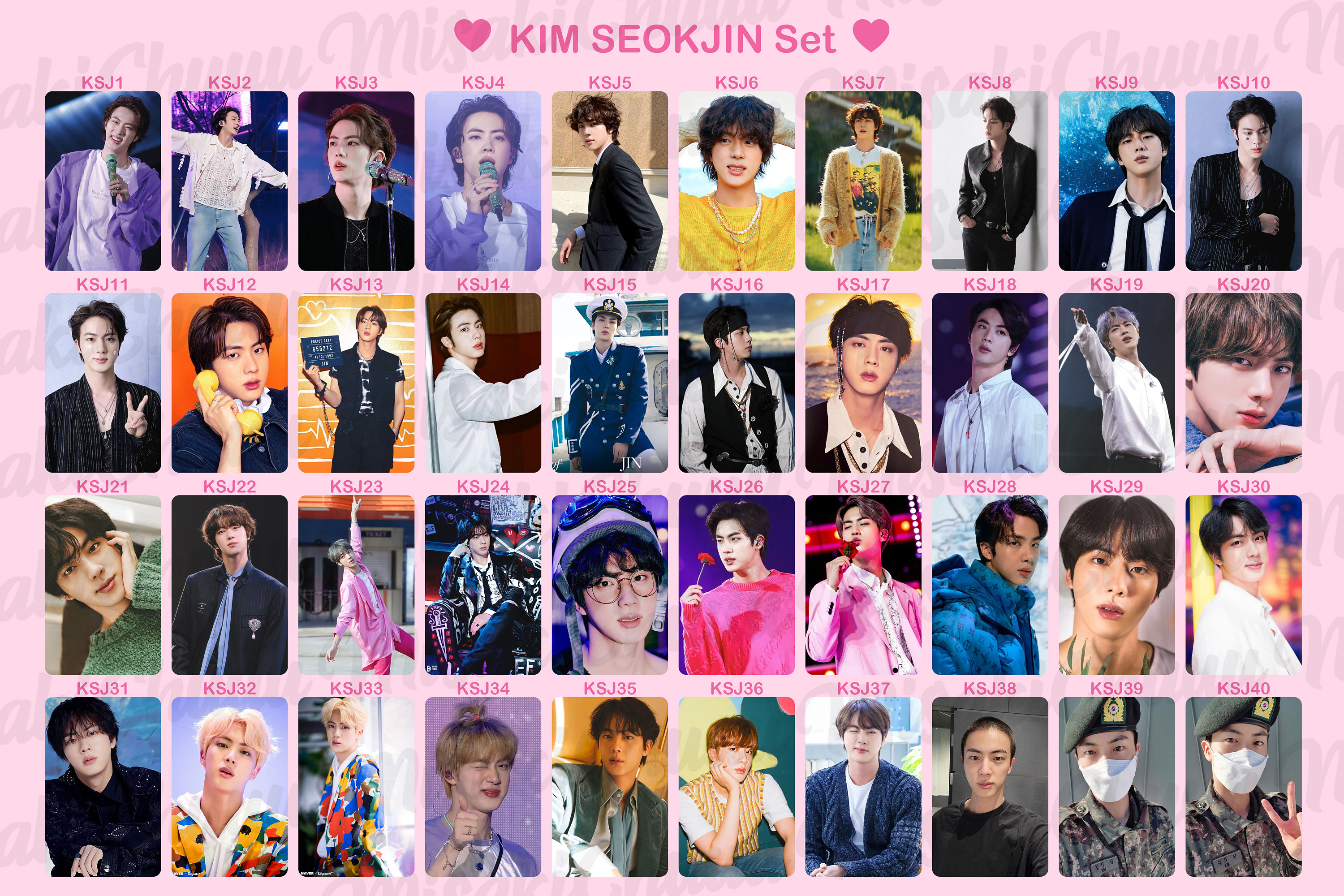 BTS Fanmade Photocards - Etsy