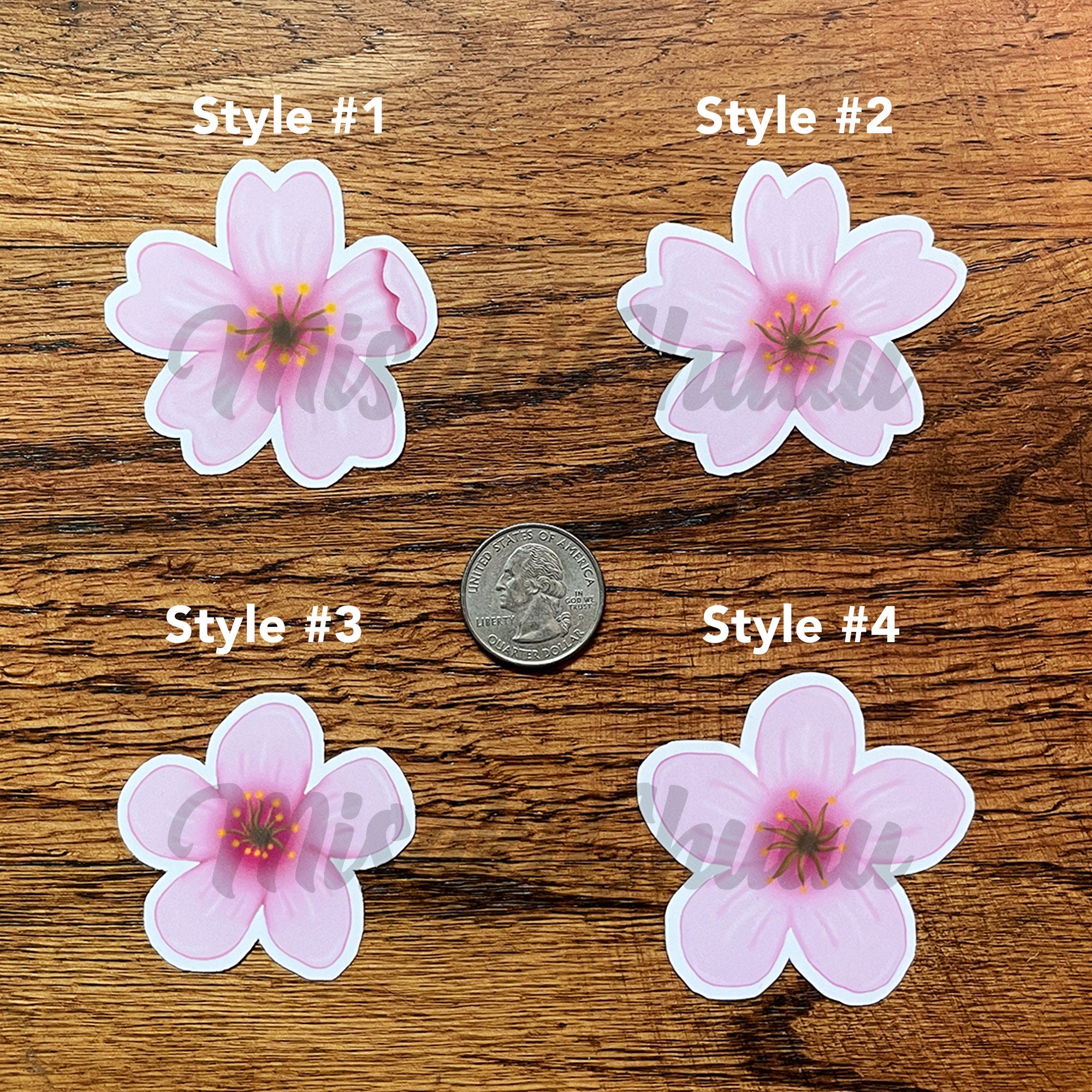 Cherry Blossoms, Sakura Vinyl Stickers for Laptops, Water Bottles ...
