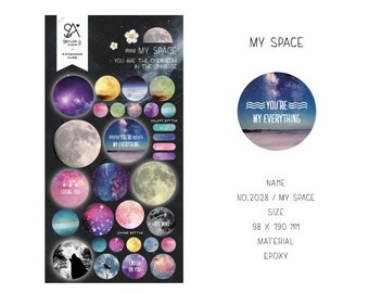 Universe stickers | Etsy