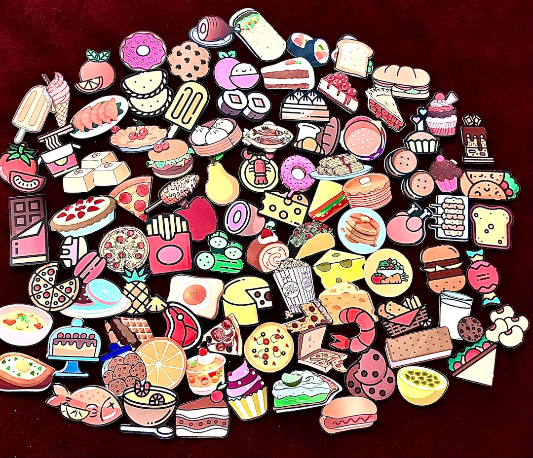 Food Stickers (random 5 Pack) - Etsy