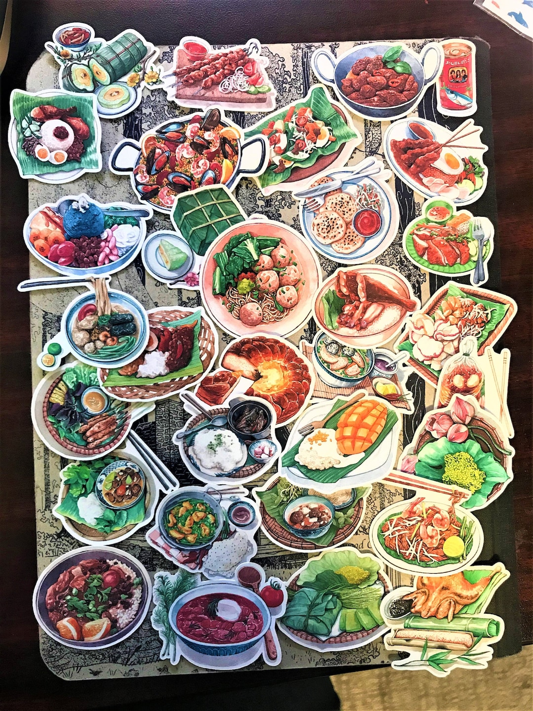 Asian Food Stickers (random 3 Pack) - Etsy