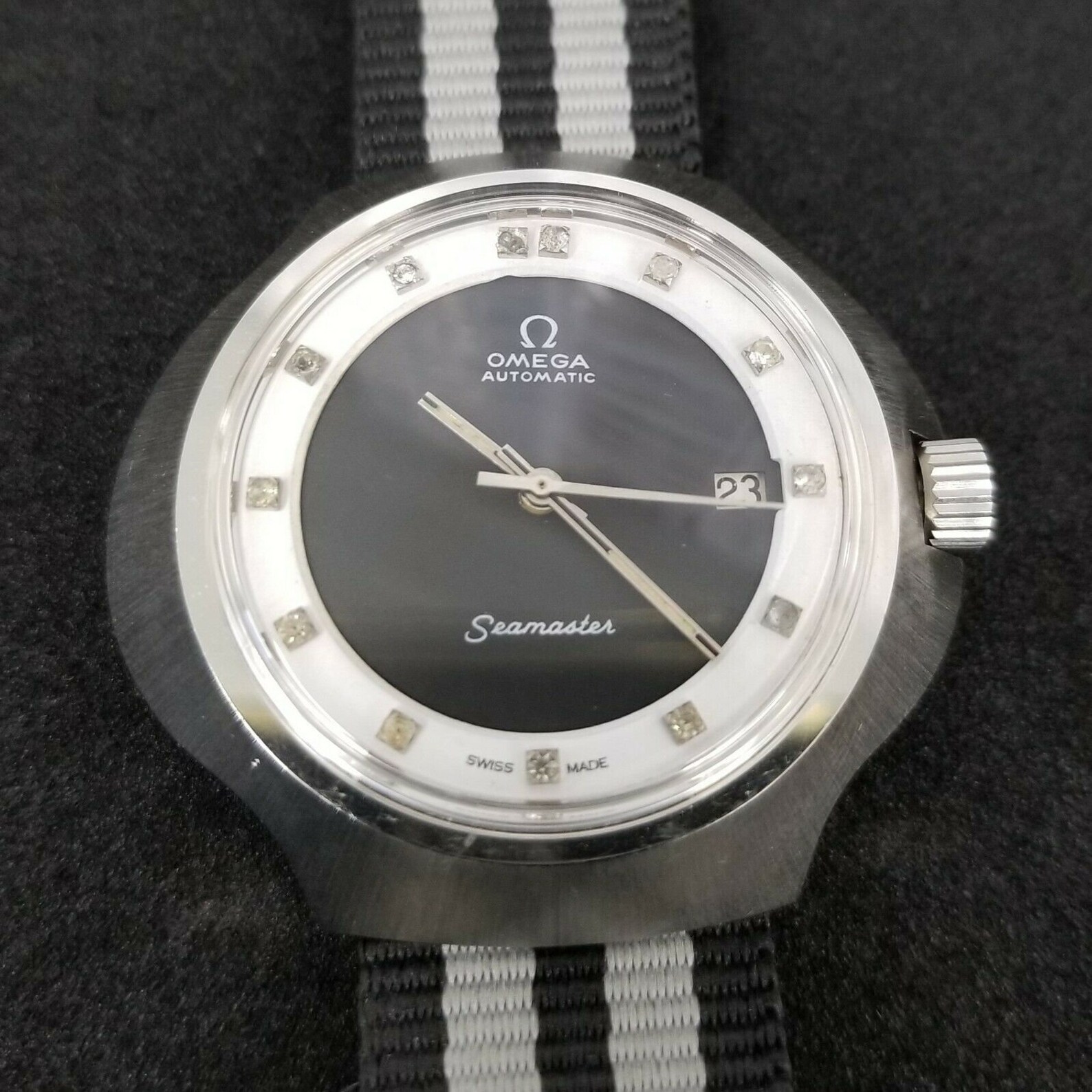 Vintage Omega Ref 166.121 Complete NOS Stainless Steel Case Cal 1480 ...