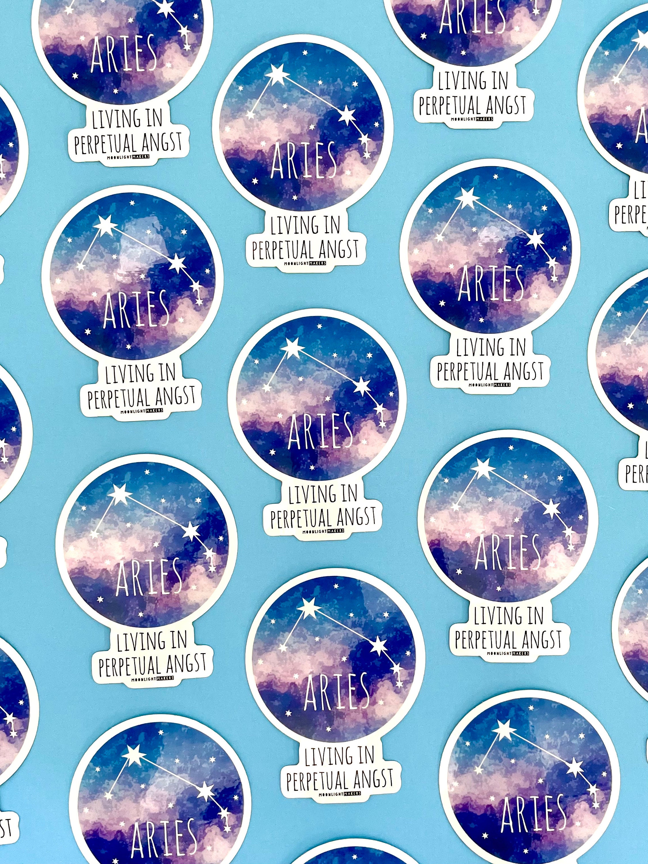 Aries Star Sign Zodiac Sticker Bumper Sticker Car Sticker - Etsy