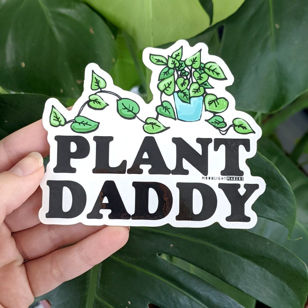 Plant Daddy, Bumper Sticker, Car Sticker, Vinyl, Bike Sticker ...
