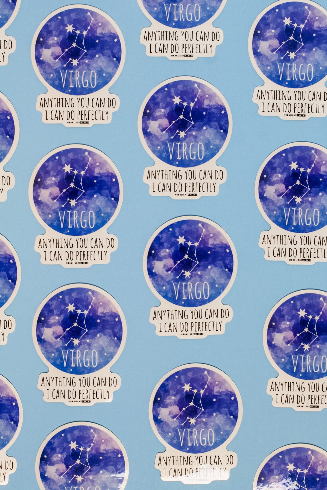 Virgo Star Sign Zodiac Sticker Bumper Sticker Car Sticker - Etsy