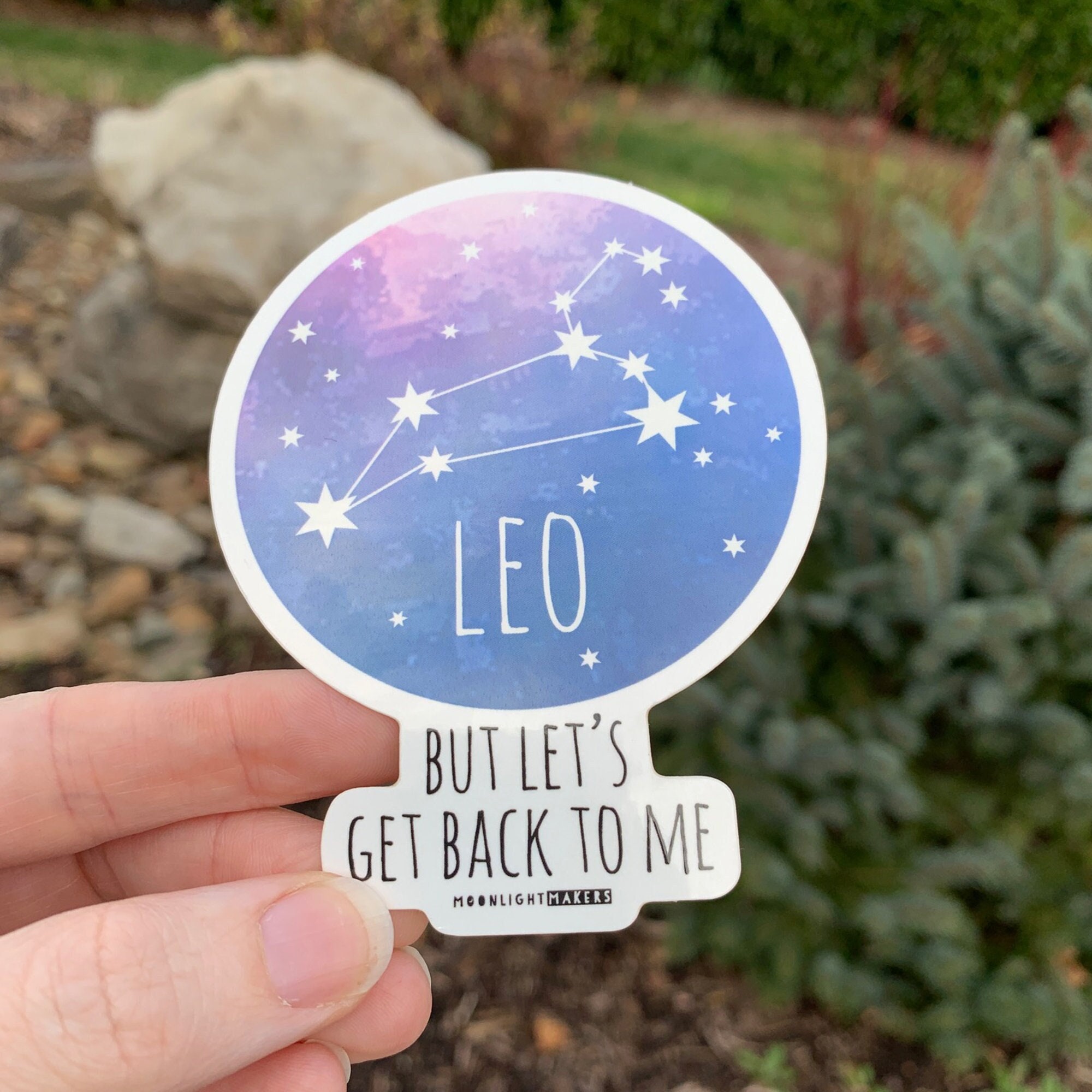 Leo Star Sign Zodiac Sticker Bumper Sticker Car Sticker - Etsy