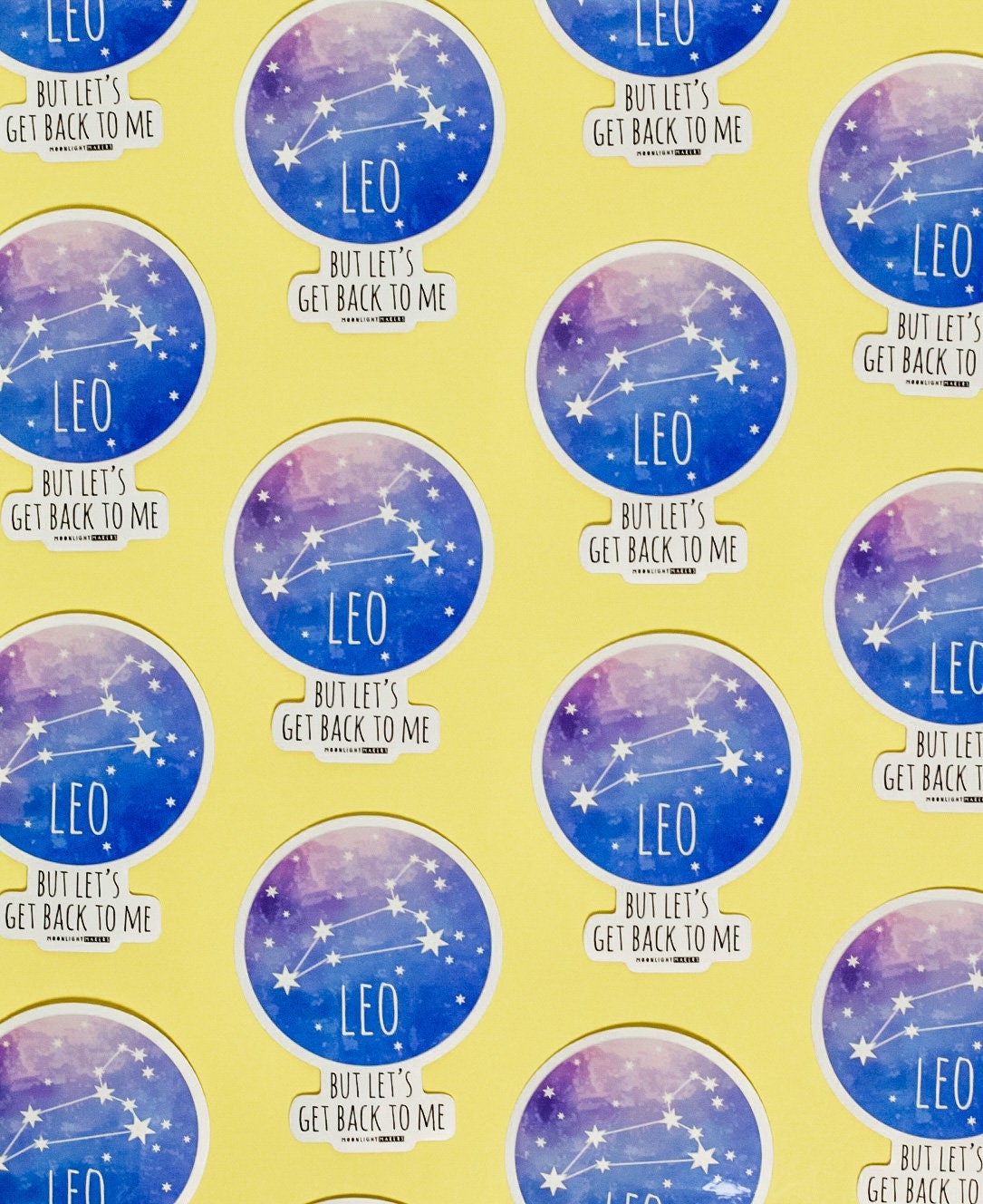 Leo Star Sign Zodiac Sticker Bumper Sticker Car Sticker - Etsy