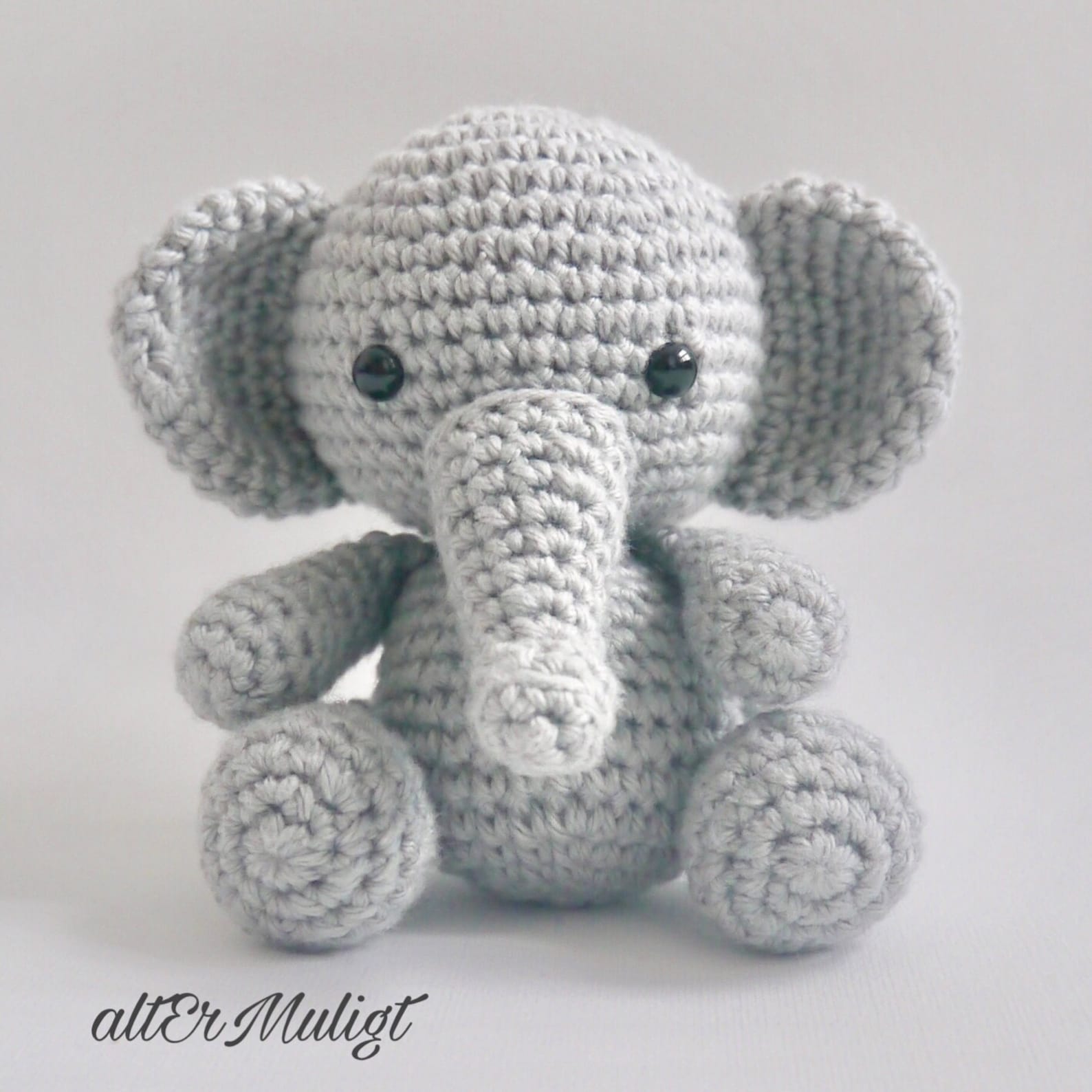 Baby Elephant PDF Pattern by Altermuligt | Etsy UK