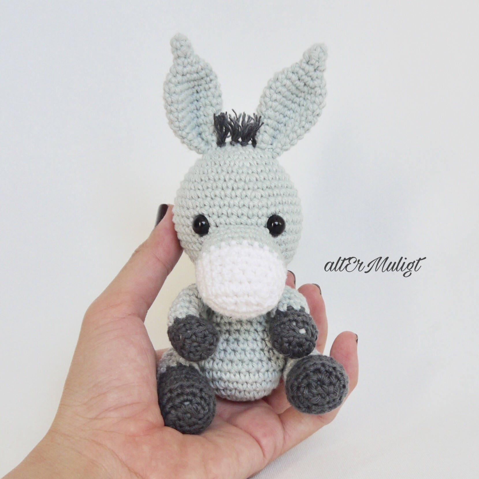 Baby Donkey - PDF Pattern by Altermuligt - Etsy UK