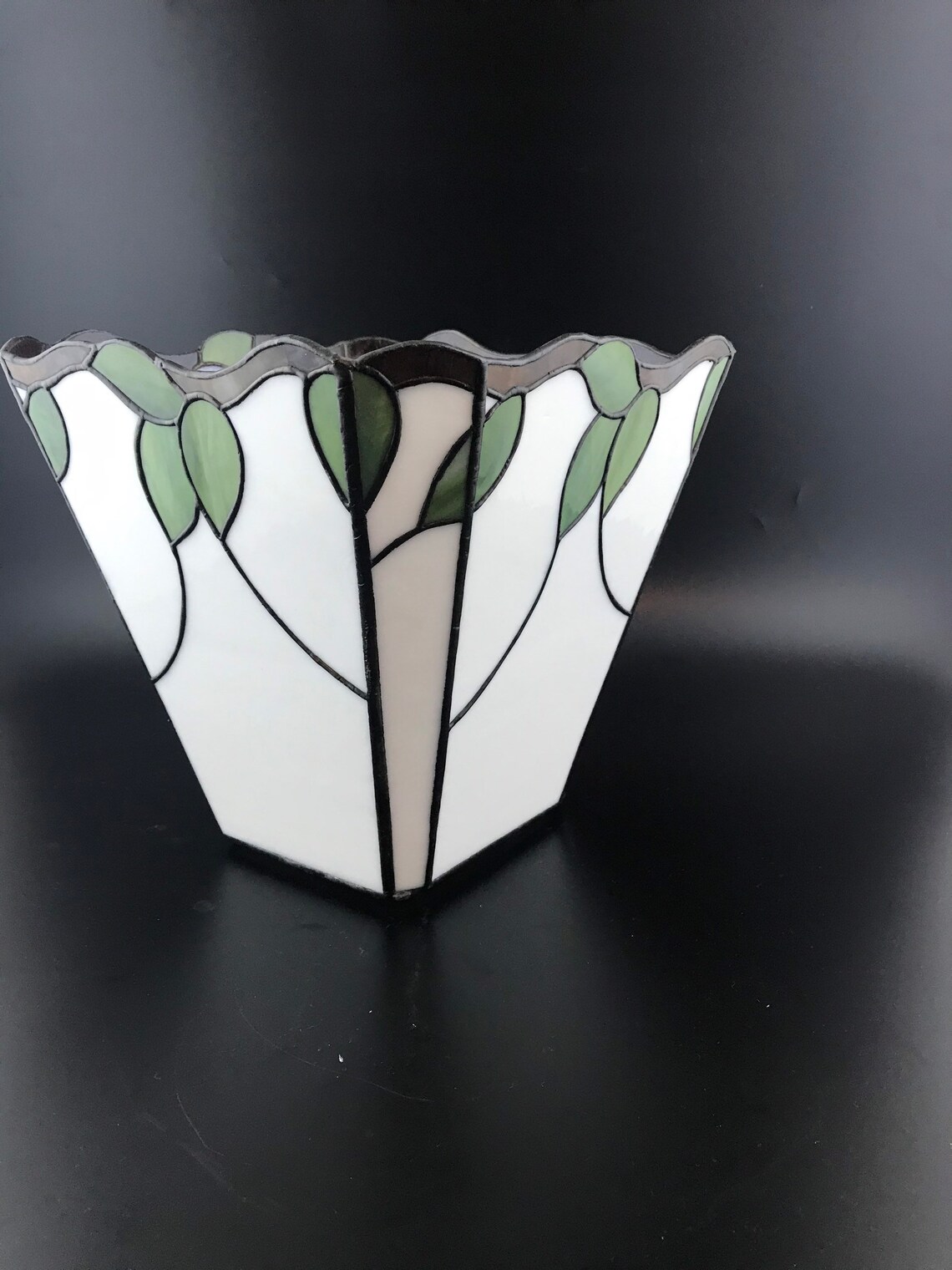 Decorative Plant Pot Garden Decor Stained Glass Decor Glass | Etsy