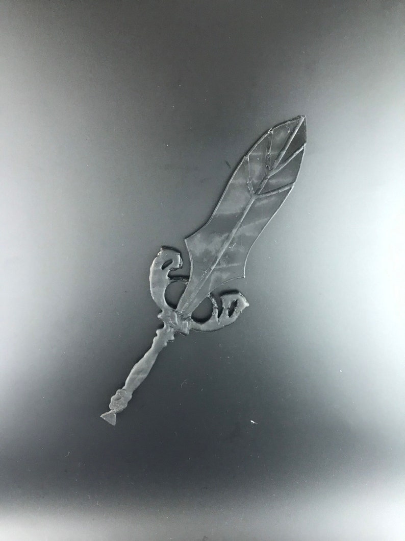 Red Glass Dagger Fantasy Glass Art Dagger Gothic Wicca - Etsy