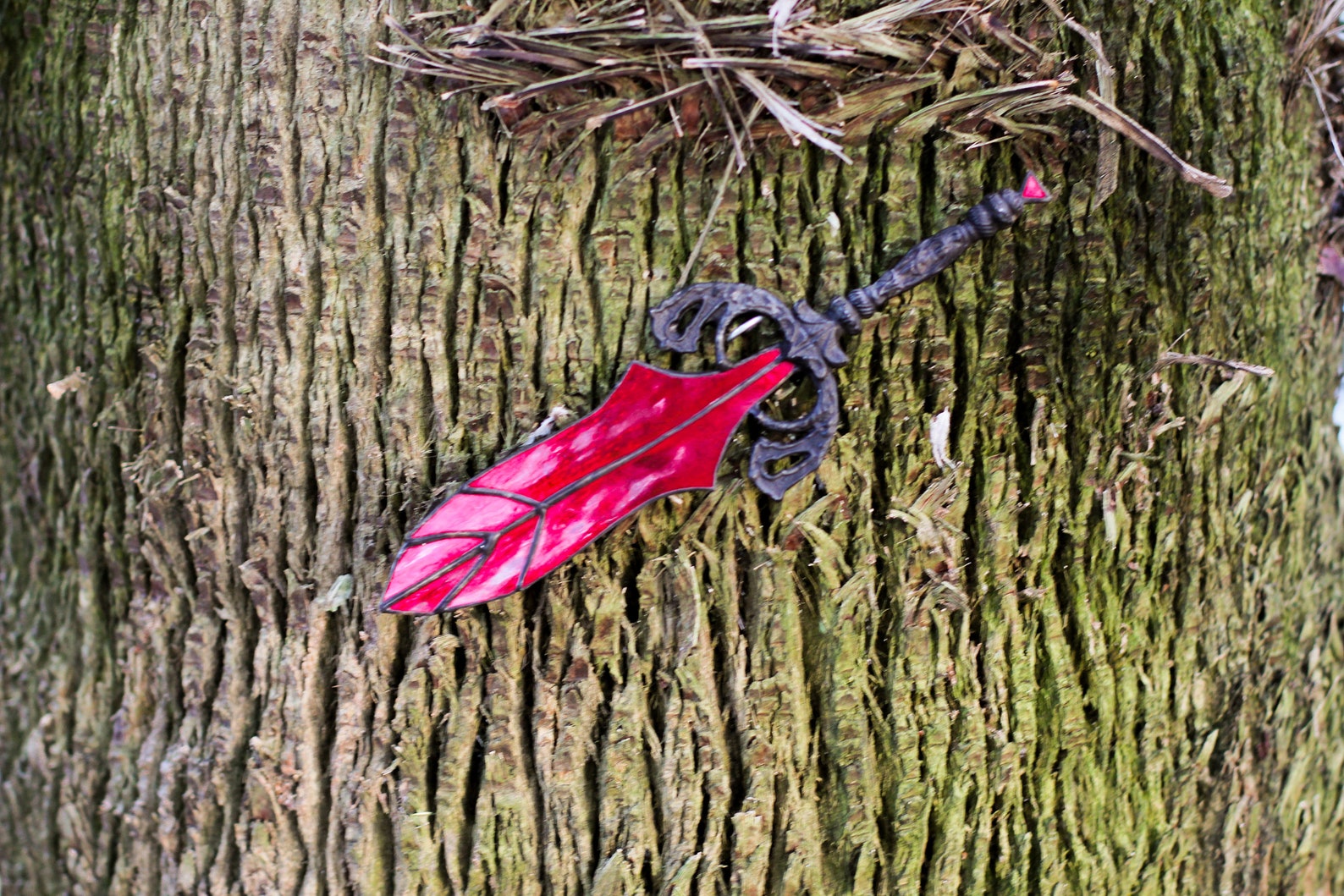 Red Glass Dagger Fantasy Glass Art Dagger Gothic Wicca - Etsy