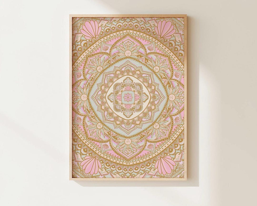 Lunar Tides | Celestial Moon Phase Print | Coastal Ocean Mermaid Giclée ...