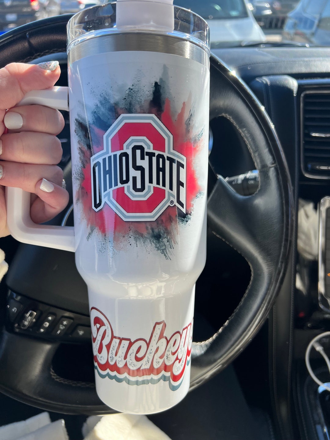 Ohio State Buckeyes 40oz Tumbler L Ohio State Tumbler L Buckeyes ...