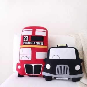 London Bus Double Decker Cushion Soft Toy - Etsy