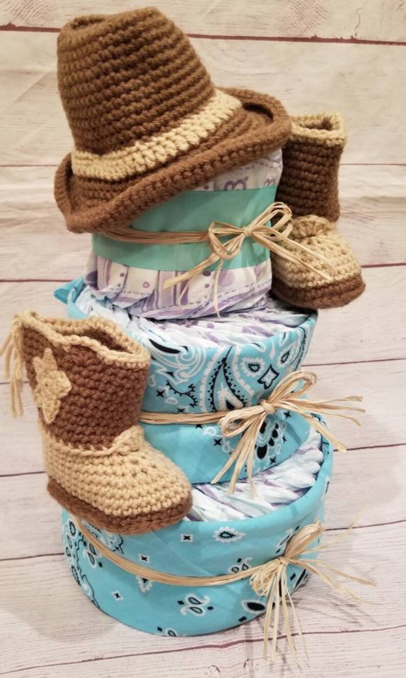 Cowboy Diaper Cake Western Diaper Cake Horse Diaper Cake - Etsy