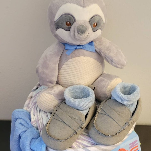 2 Tier Diaper Cake - Etsy