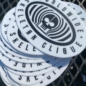 White Skeleton Clique Sticker Top 21 Pilots - Etsy