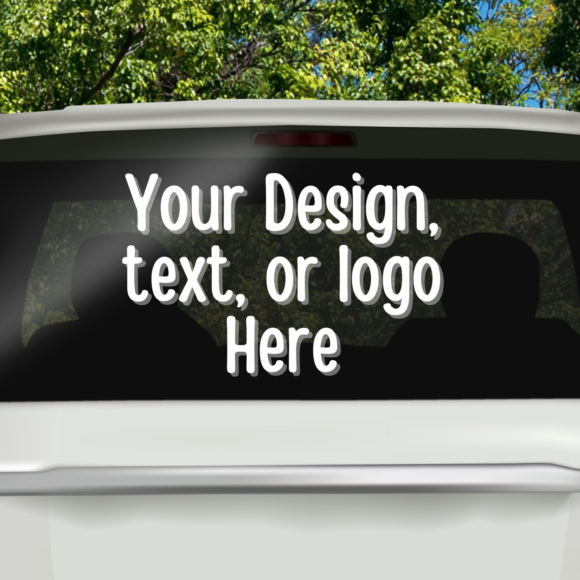 Custom Car Decal Custom Window Decal Vinyl Sticker Vinyl - Etsy