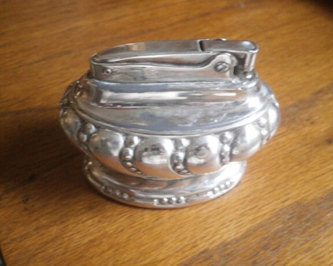 Ronson Crown Silver Table Lighter - Etsy