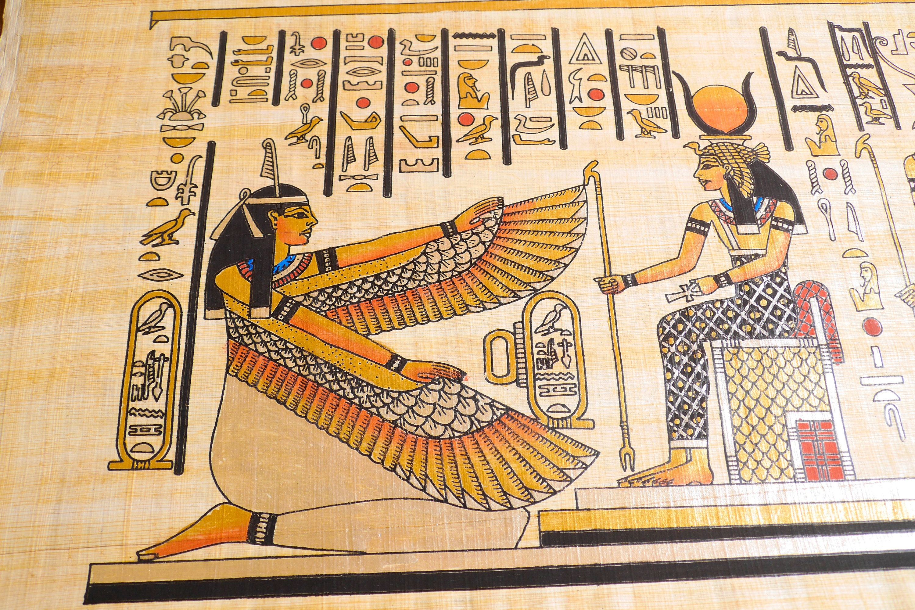 Goddess Isis Papyrus