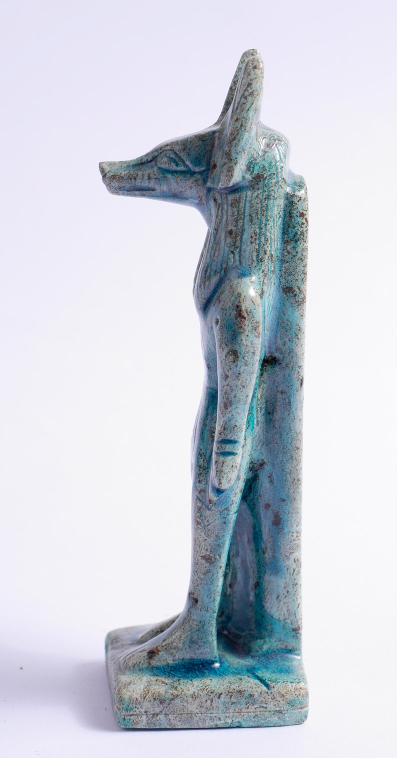 Anubis Statue Sculpture of Ancient Egyptian Jackal Head on a Human Body ...