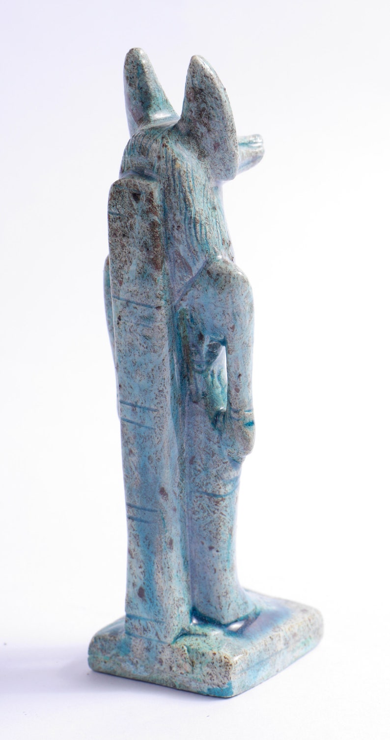 Anubis Statue Sculpture of Ancient Egyptian Jackal Head on a Human Body ...