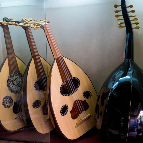 Egyptian Lute OUD Rose Wood Coconut Wood and Egyptian - Etsy