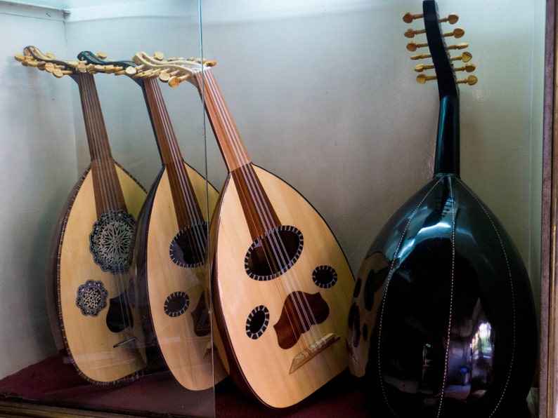 Egyptian Lute ( OUD ) Rose Wood, Coconut Wood and Egyptian Mahogany ...