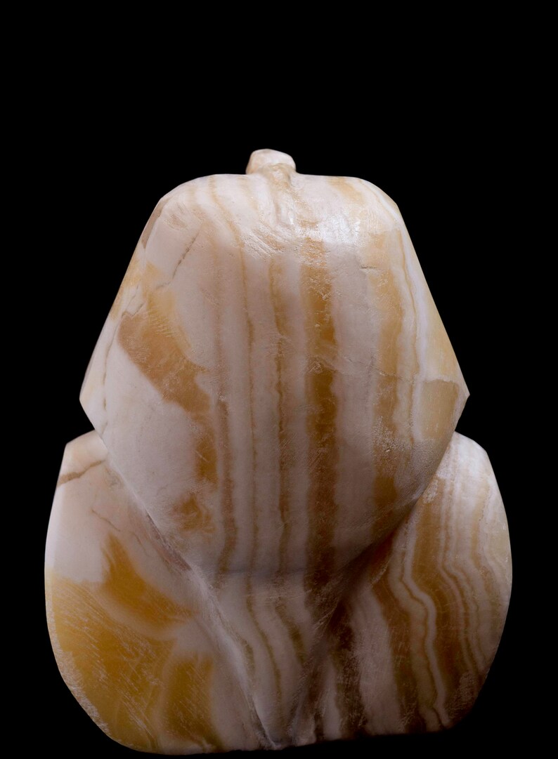 Alabaster Stone Egyptian Sculpture Bast Pierre Raphia Albâtre - Etsy