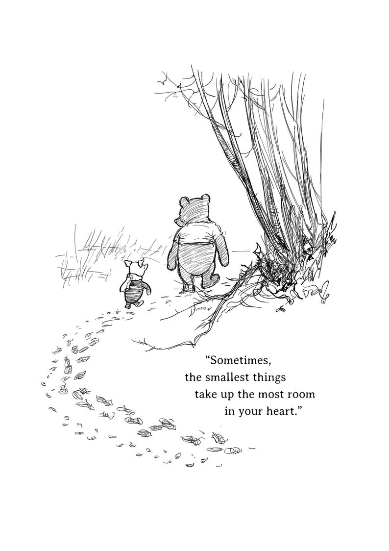 Printable Sometimes the Smallest Things... Winnie the Pooh Sayings ...