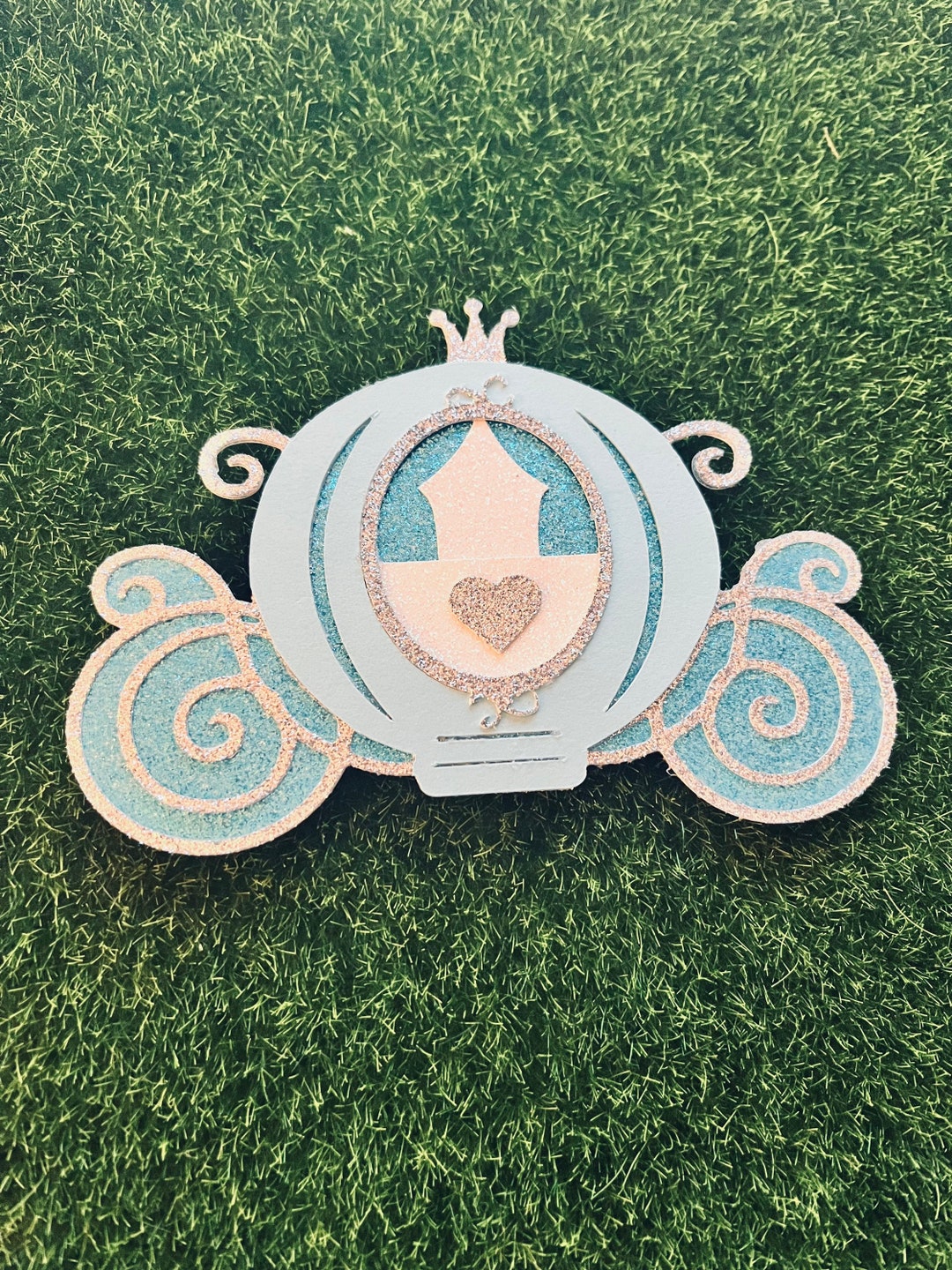 Princess Carriage Cake Topper - Etsy