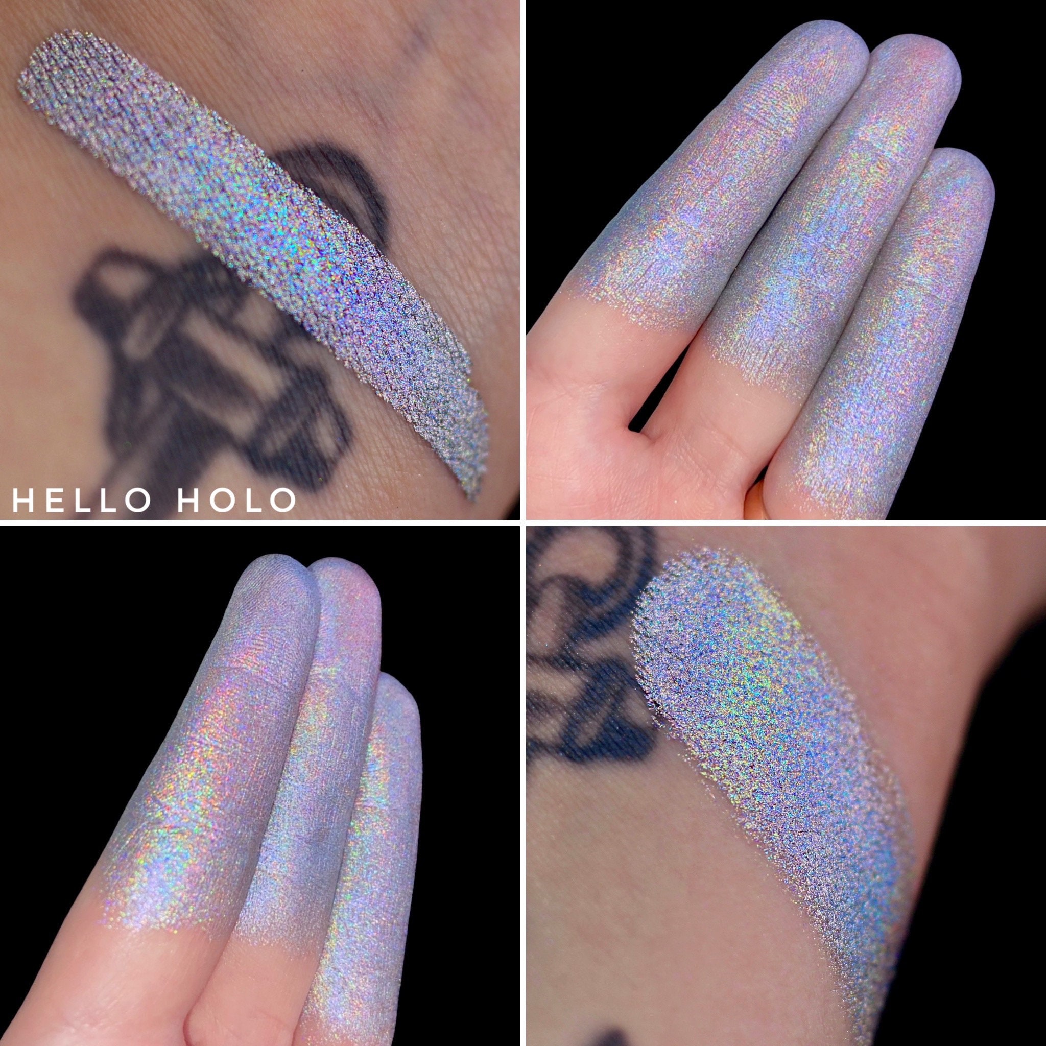 HELLO HOLO. Holographic Pigment Pressed. Preorder - Etsy