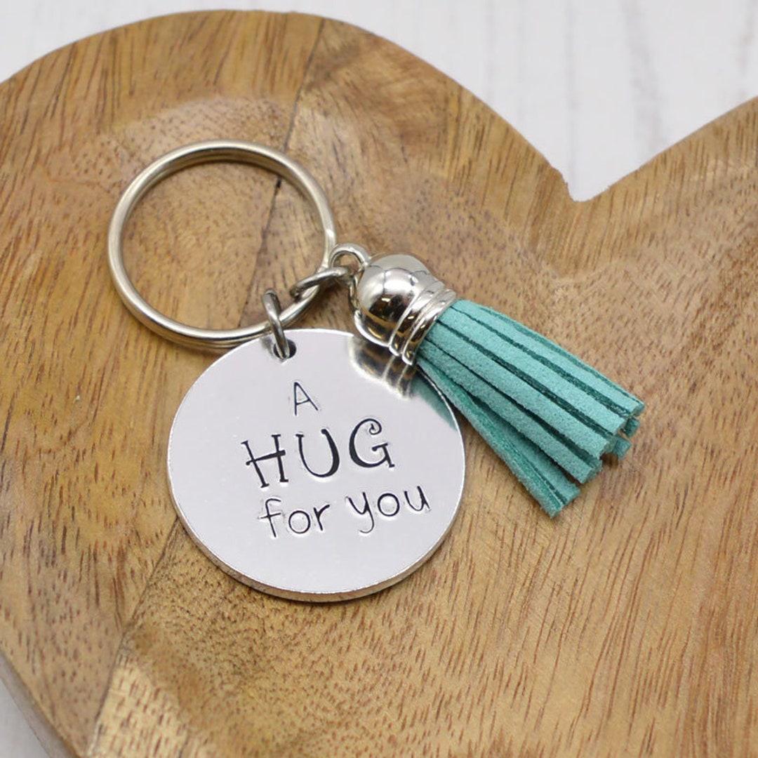 Mini Motivation - A Hug for You Keyring - Etsy