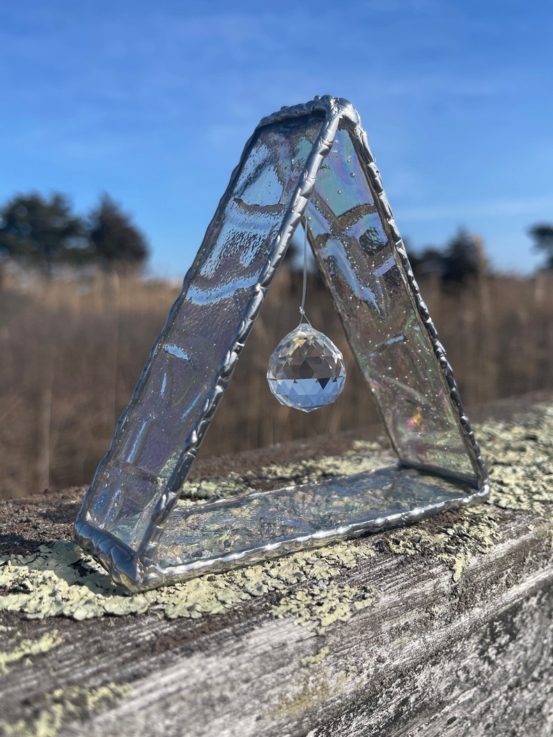 Pyramid, Triangle, Light Catcher, Table Decor, Crystal, Prism, Rainbow ...