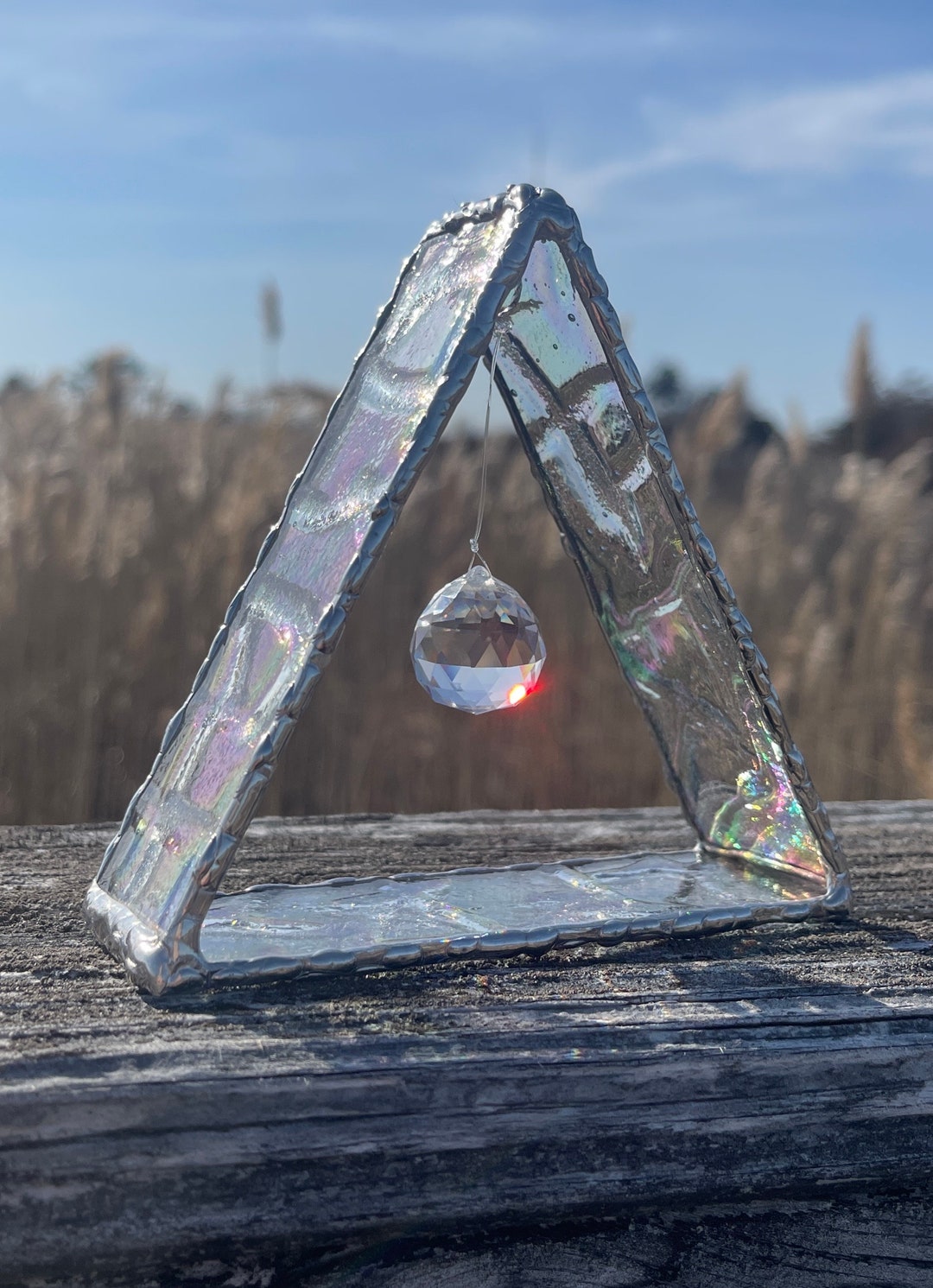 Pyramid, Triangle, Light Catcher, Table Decor, Crystal, Prism, Rainbow ...