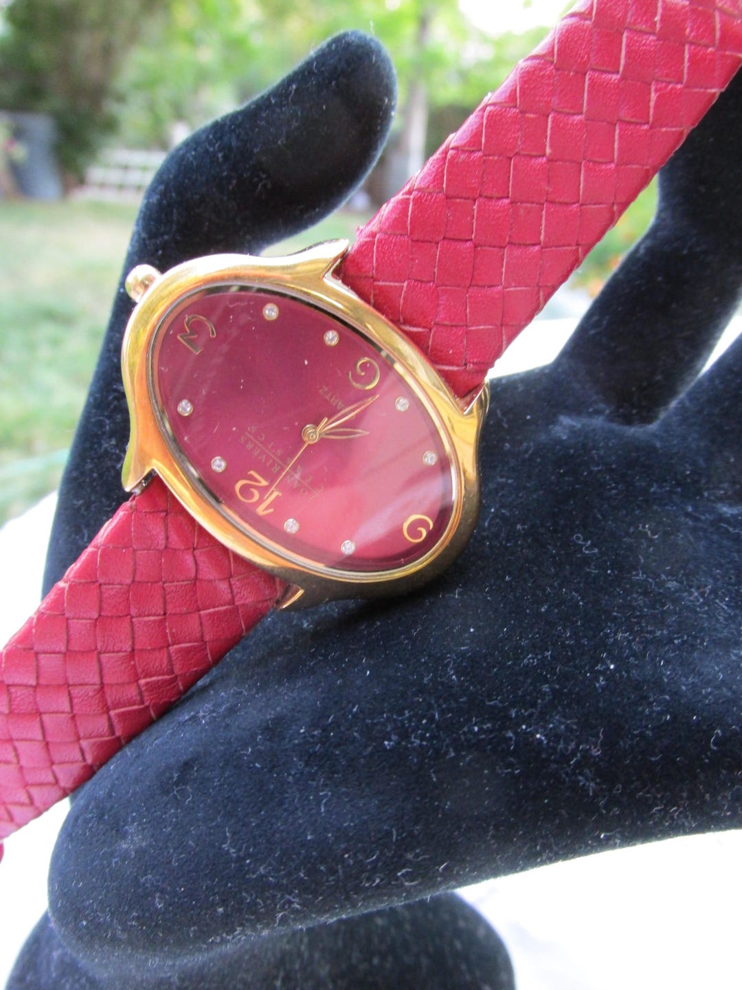 Ladies Watch Red - Etsy