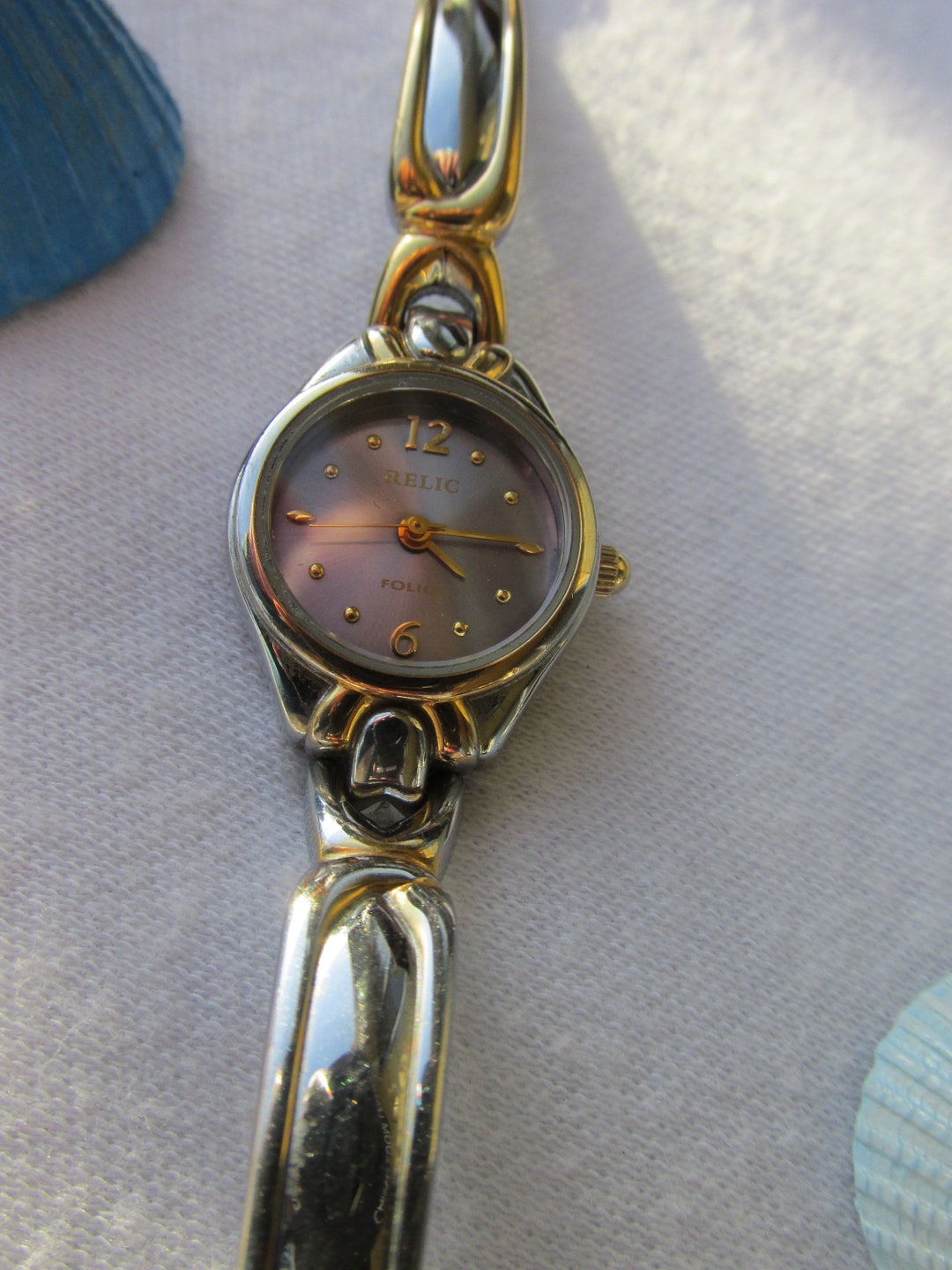 Ladies Relic Watch Purple Face - Etsy