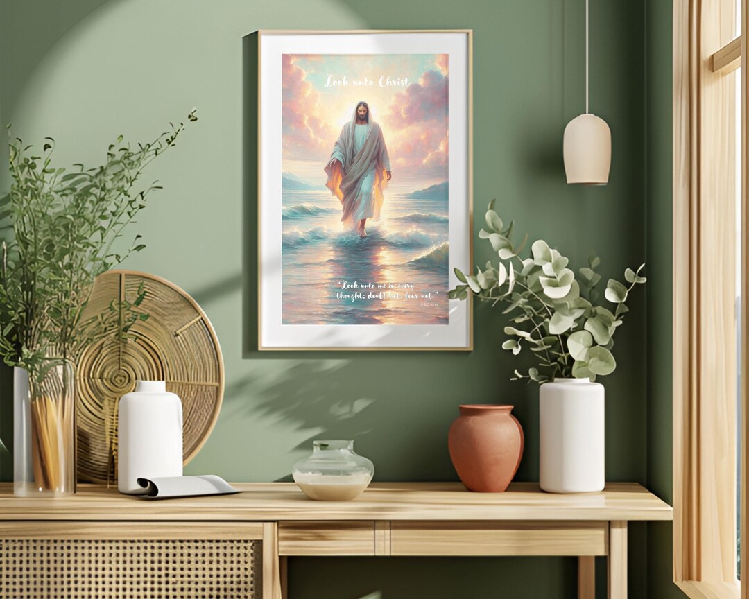 LDS Youth Theme 2025 Printable, Look Unto Christ Art Print, Young Women ...