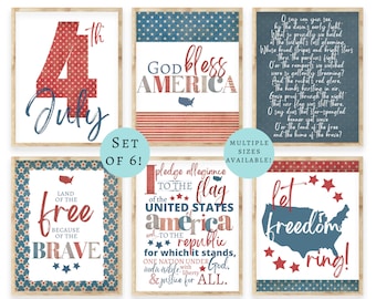 Patriotic Wall Art - Etsy