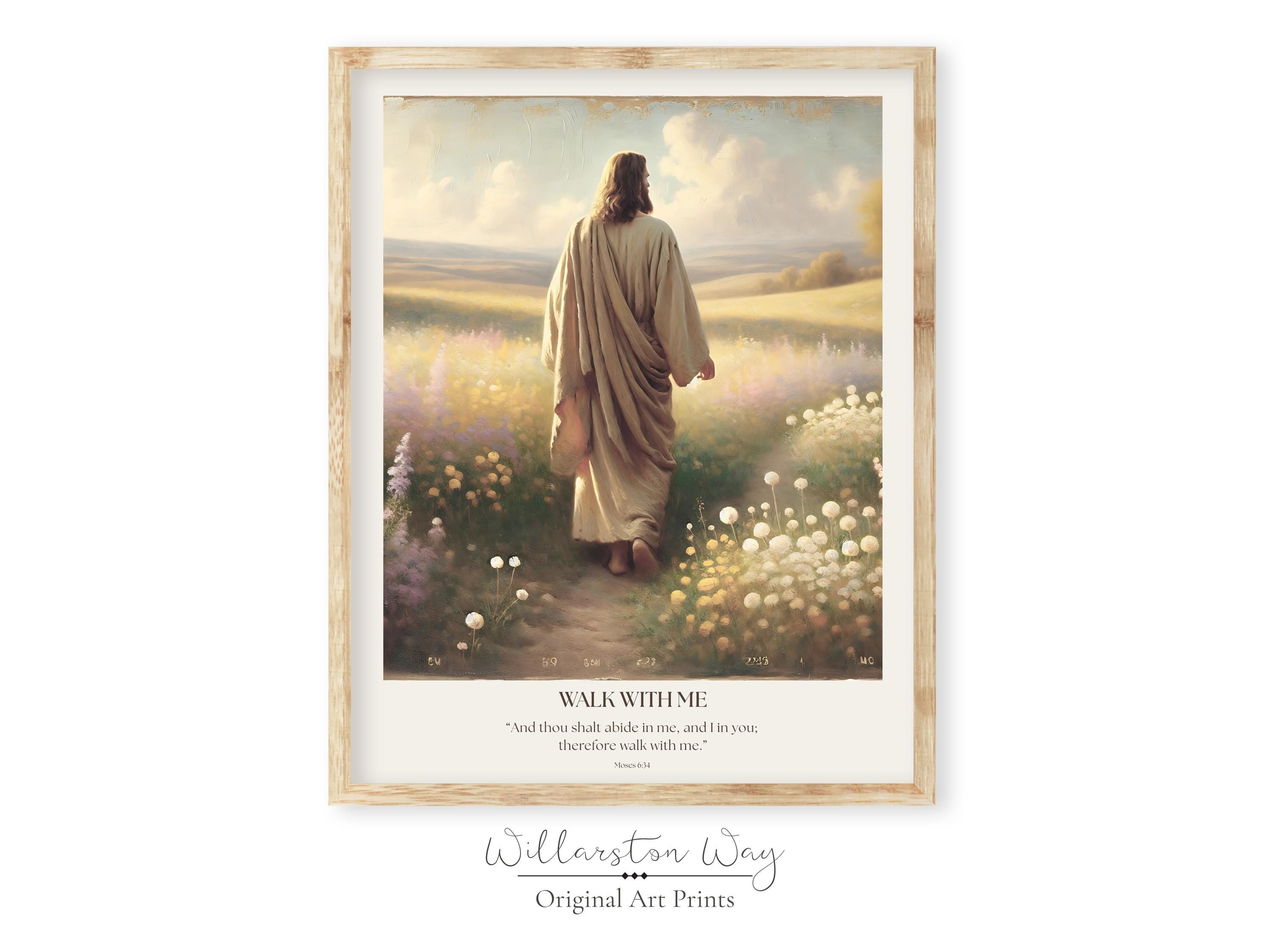 2026 LDS Youth Theme Walk With Me. Moses 6:34 Young Women Theme Poster ...