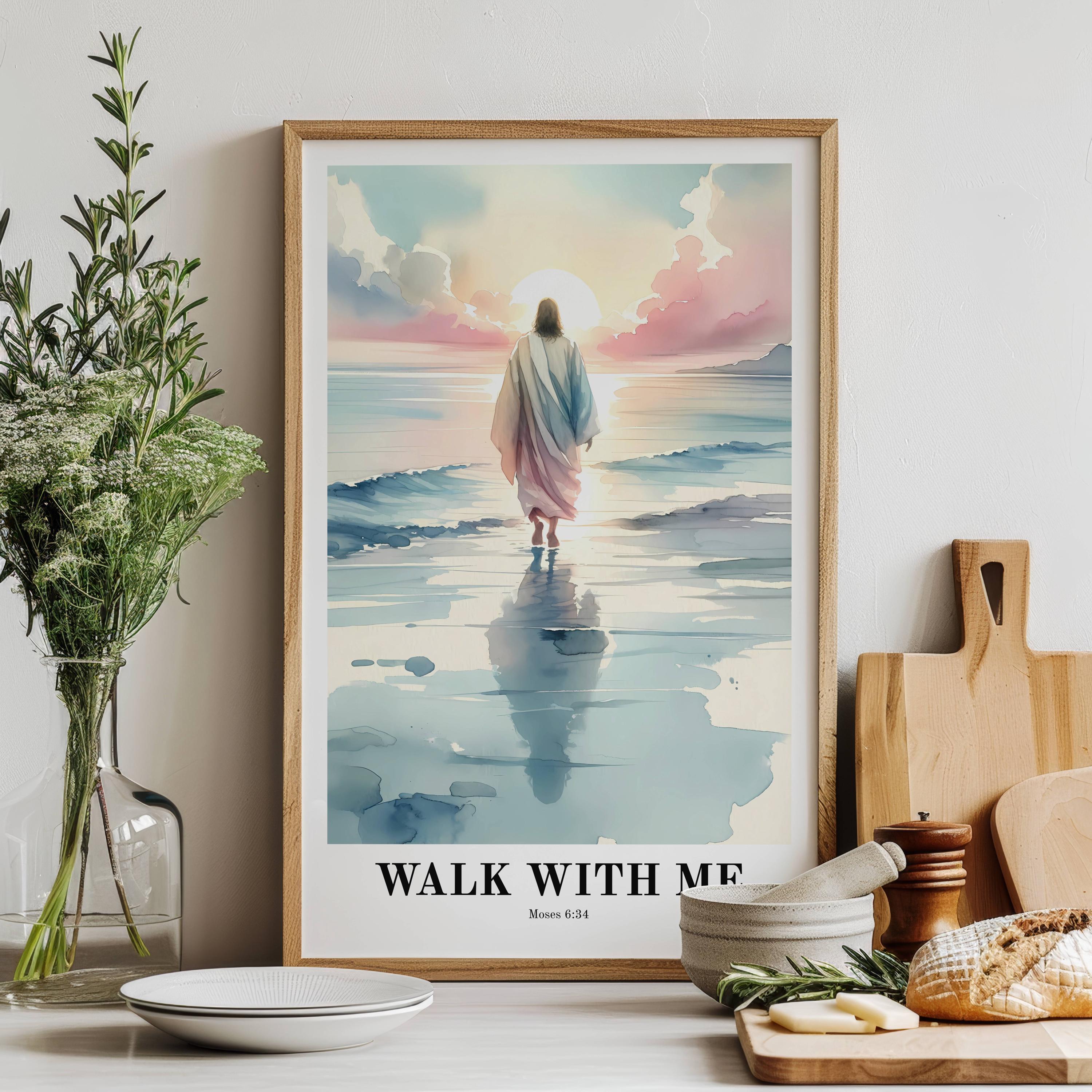 2026 LDS Youth Theme Walk With Me Art Print. YW Printable Watercolor ...