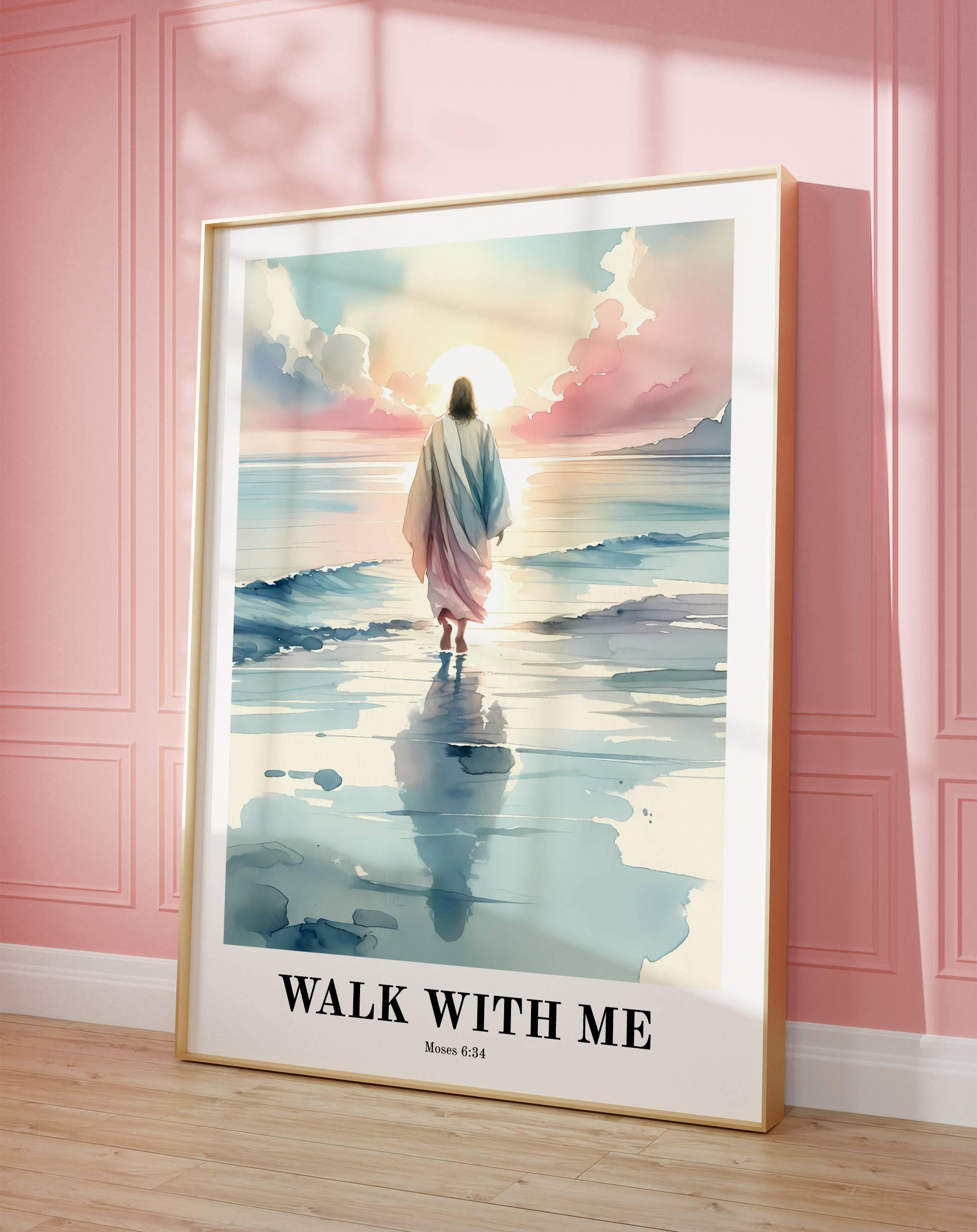 2026 LDS Youth Theme Walk With Me Art Print. YW Printable Watercolor ...
