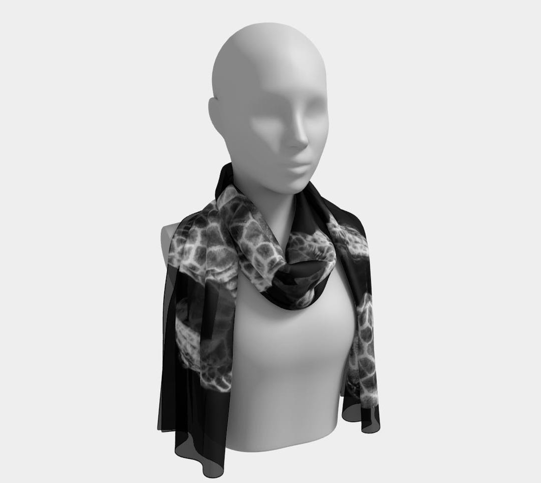Giraffe Scarf, Wildlife Scarf, Gifts Under 60, Lightweight Scarf, Fine ...