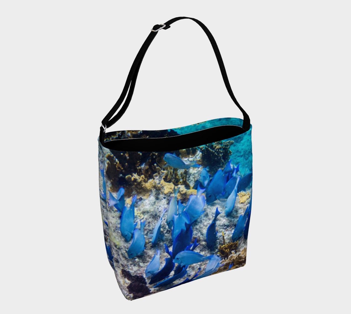 Ocean Theme Tote, Stretchy Bag, Fine Art Bag, Yoga Bag, Handbag ...