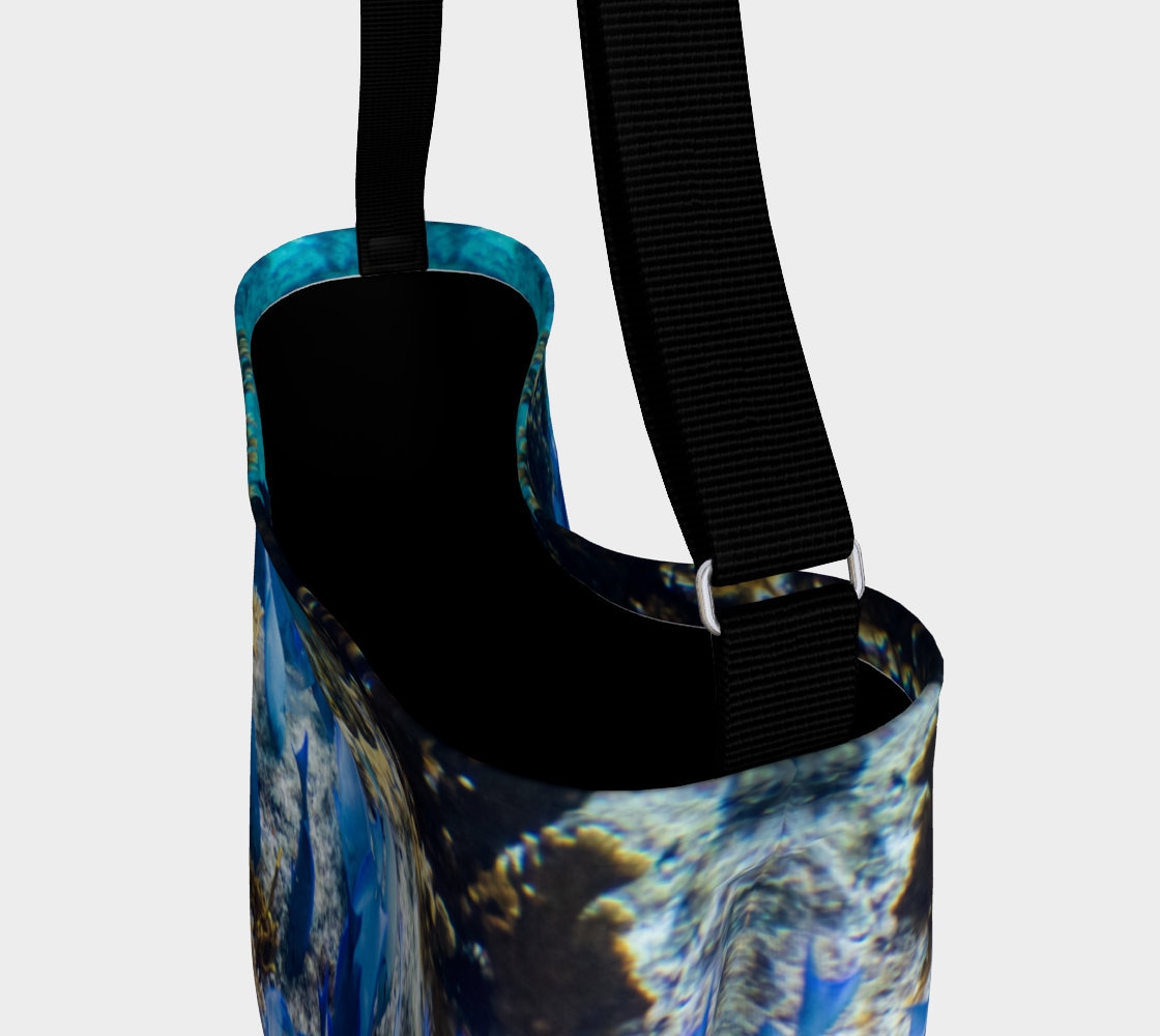 Ocean Theme Tote, Stretchy Bag, Fine Art Bag, Yoga Bag, Handbag ...
