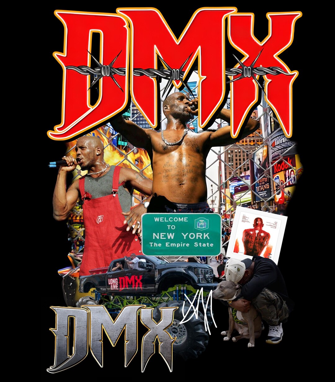DMX 90s Vintage T Shirt Design, Instant Download and Ready to Print - Etsy