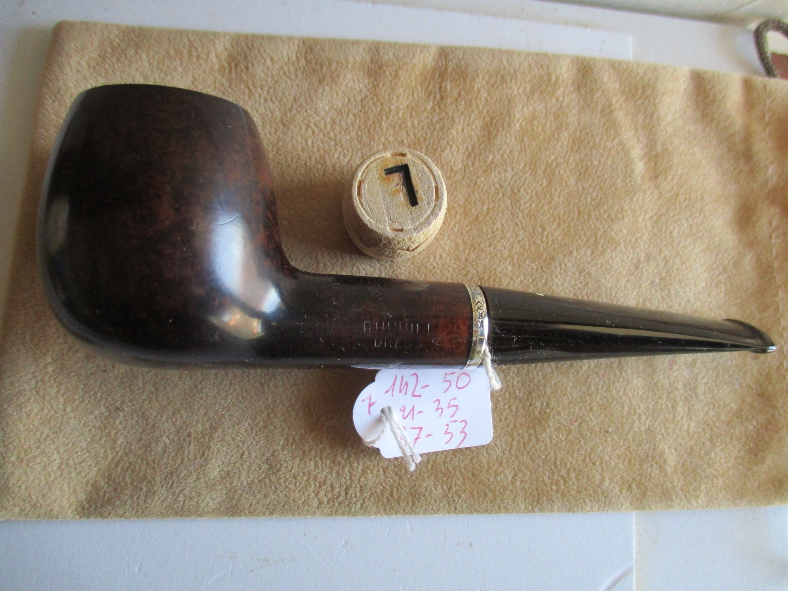 Briar Smoking Pipe DUNHILL DRESS 5101, Anno 1986 - Etsy