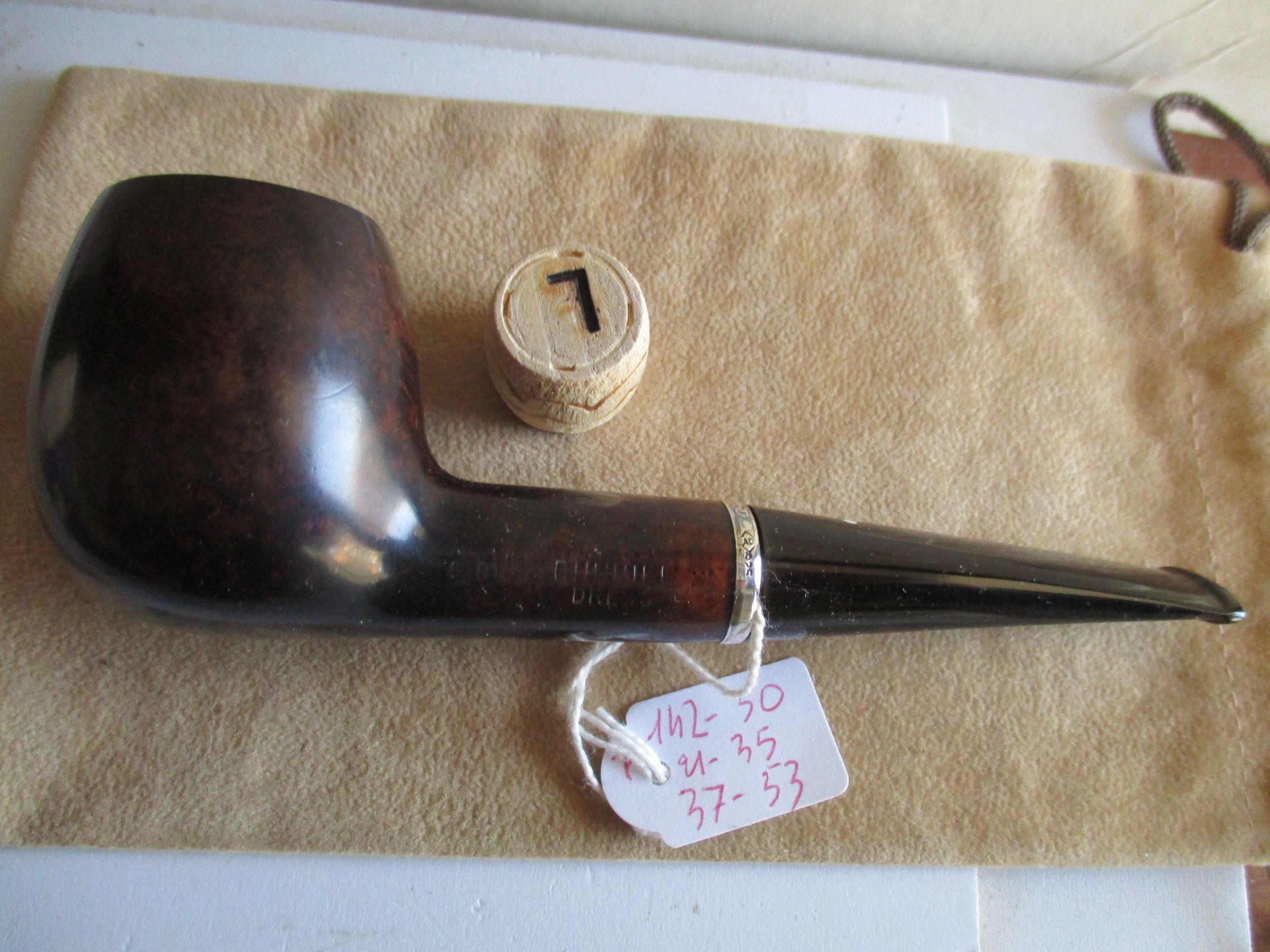 Briar Smoking Pipe DUNHILL DRESS 5101, Anno 1986 - Etsy